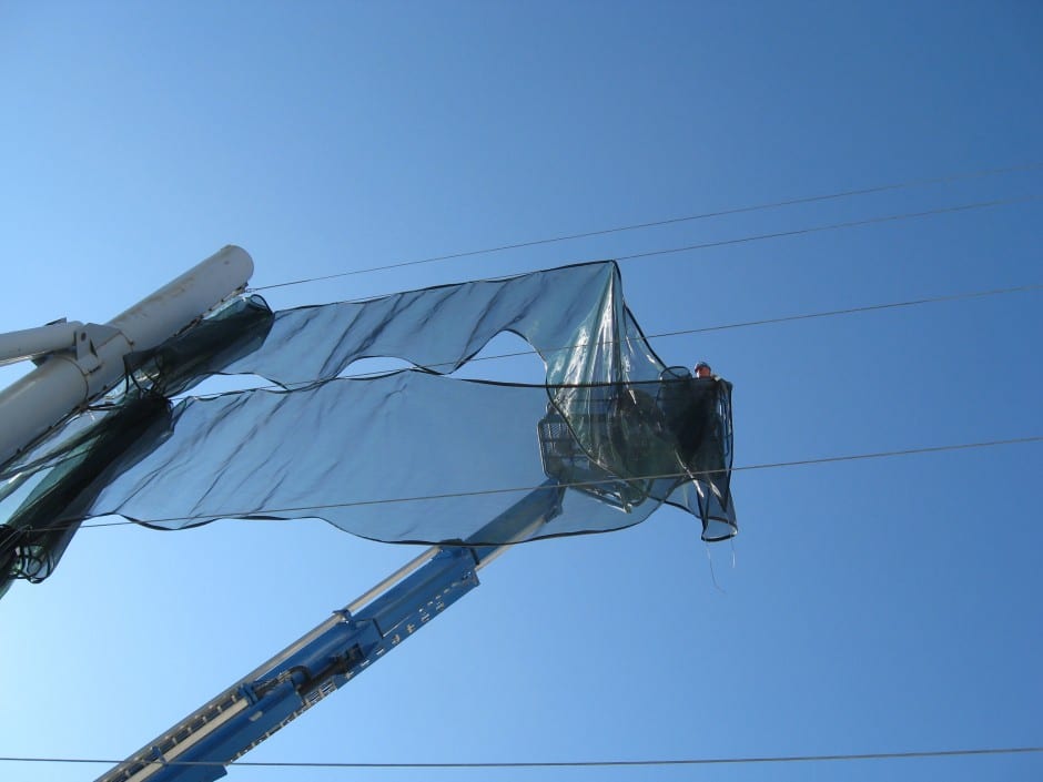 Wind Fence Fabric - Industrial Solutions - WeatherSolve Structures