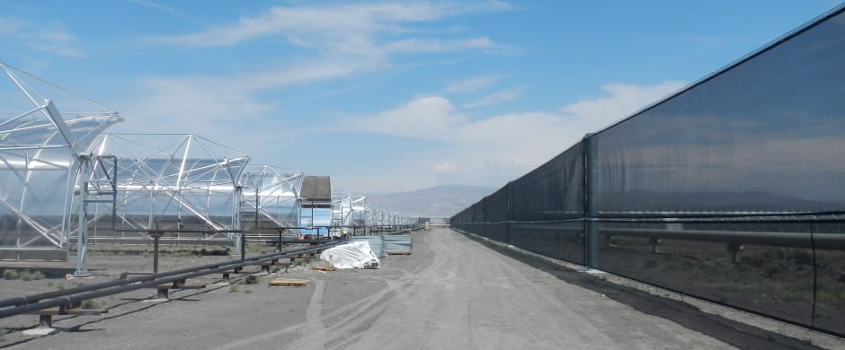 Dust / Wind Fencing for Solar Fields - Other Solutions - WeatherSolve ...