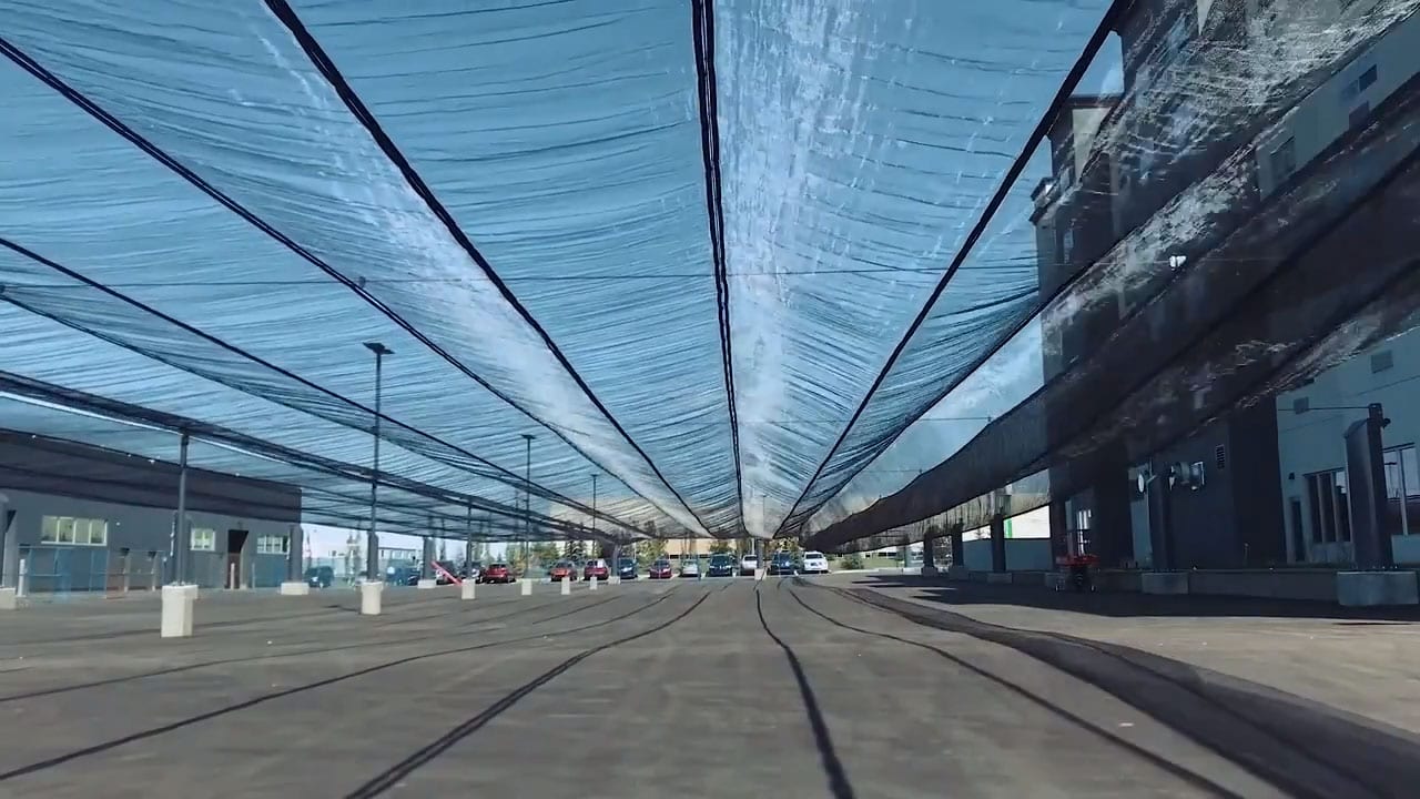 Hail Netting for Cold Climates - Hail Canopies - WeatherSolve Structures